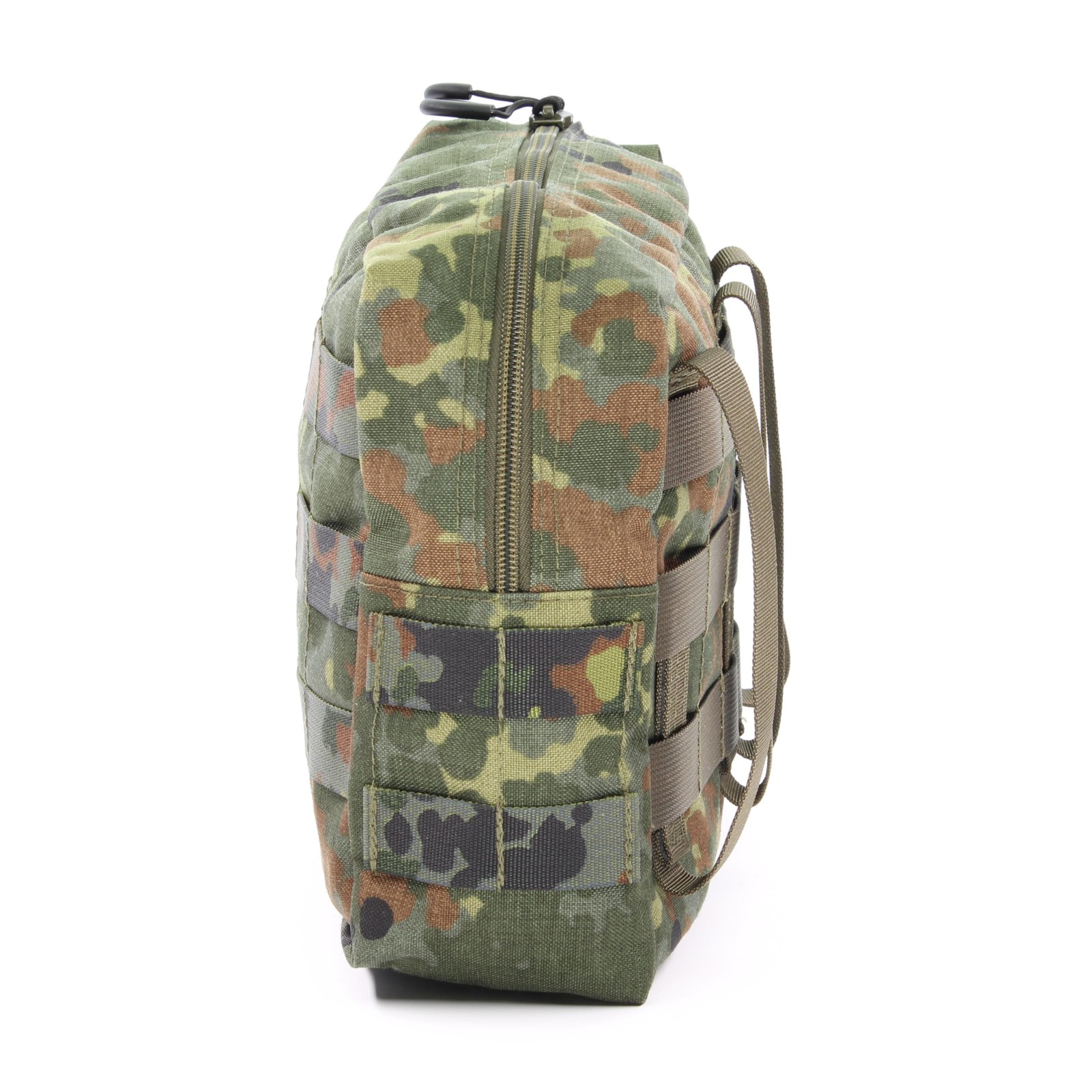 MOLLE accessory bag with 7 liter volume, MOLLE and zipper