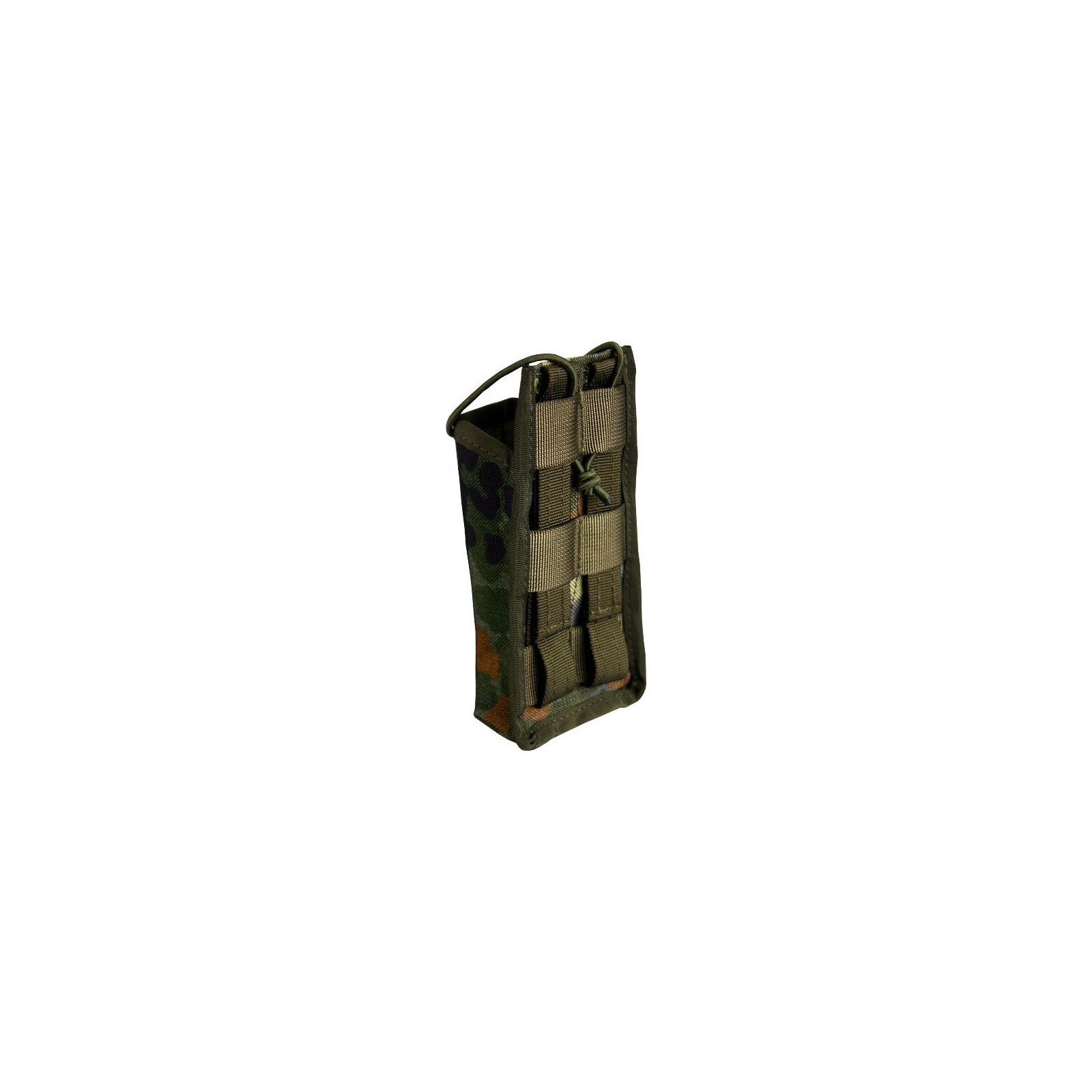 Radio bag for CB, BOS, VHF radios with MOLLE holder
