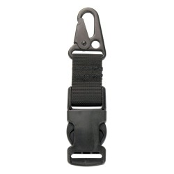Rifle sling sling adapter with metal carabiner 1 and 2 point slings